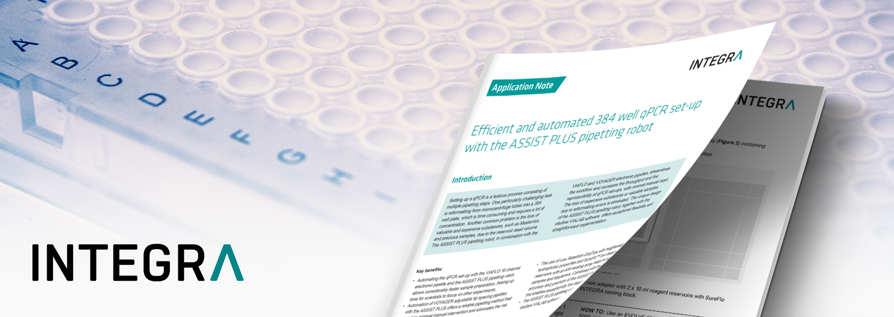 Accelerating qPCR Set-Up with Automated Pipetting Accelerating qPCR Set-Up with Automated Pipetting
